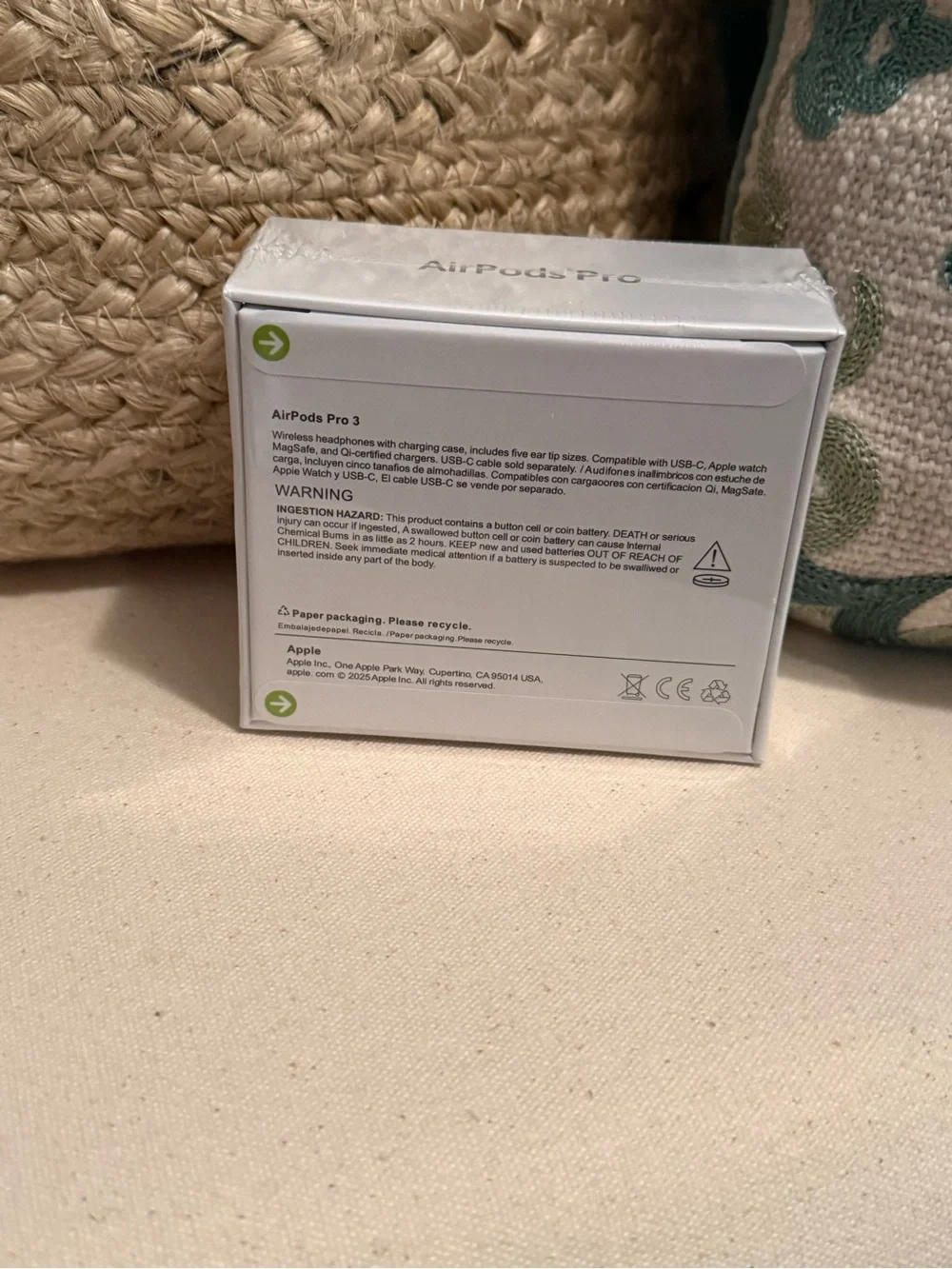 Apple | Headphones | Apple Airpods Pro 3 White Wireless Earbuds With ...